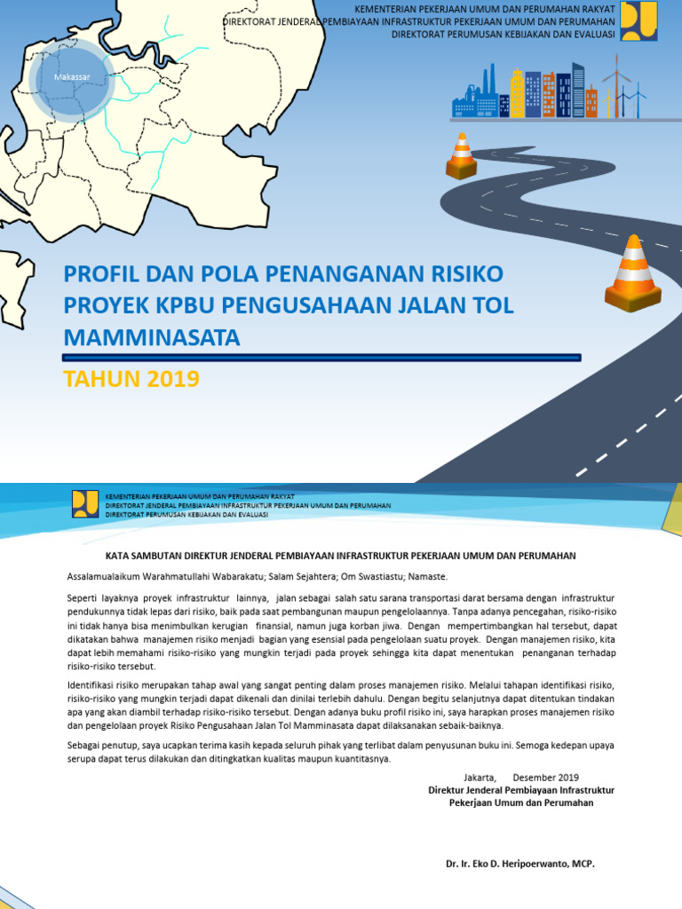 Sumber Risiko - Buku Profil Risiko Jalan Tol Mamminasata | PDF