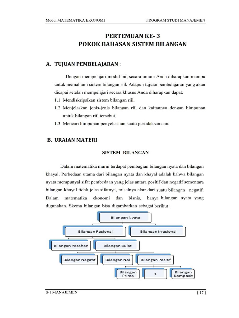 Pertemuan - 3 Sistem Bilangan | PDF