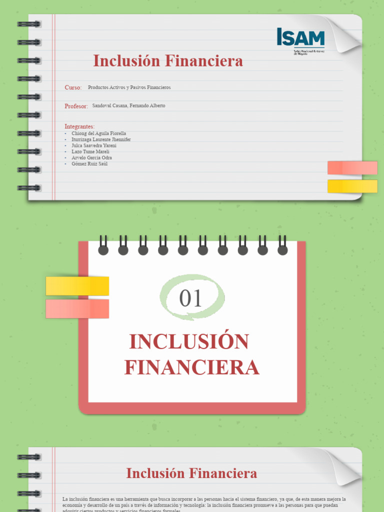 Inclusión y Educación Financiera Esencial | PDF | Sistema financiero ...