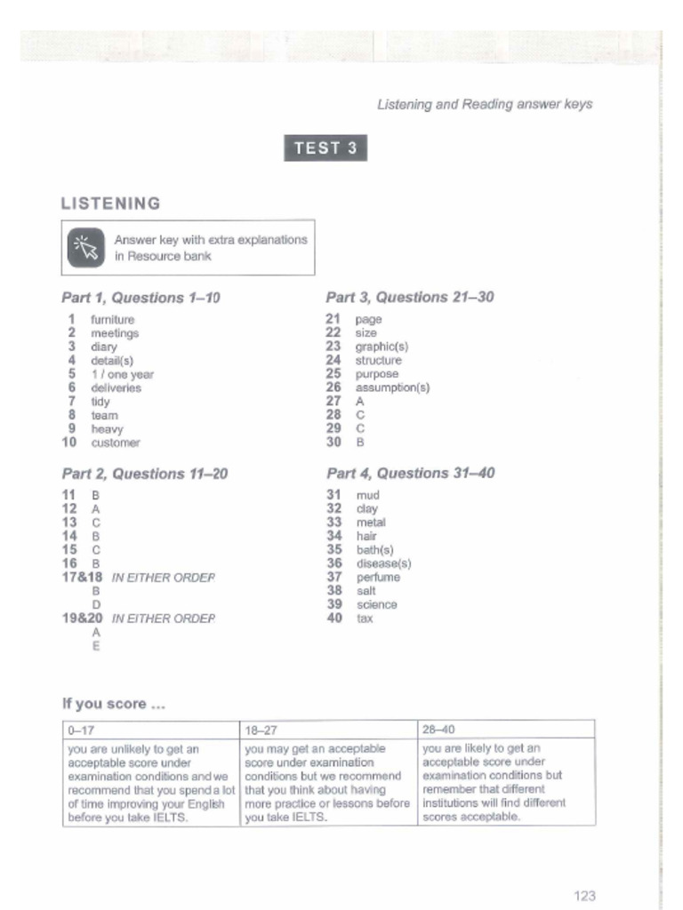 123-Reading Test 3 | PDF