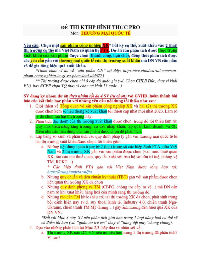 TMQT HKC2023 - Đề Thi Hình Thức Pro 9-2023 | PDF