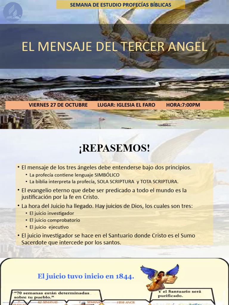 El Mensaje Del Tercer Ángel | PDF | Creencia religiosa y doctrina