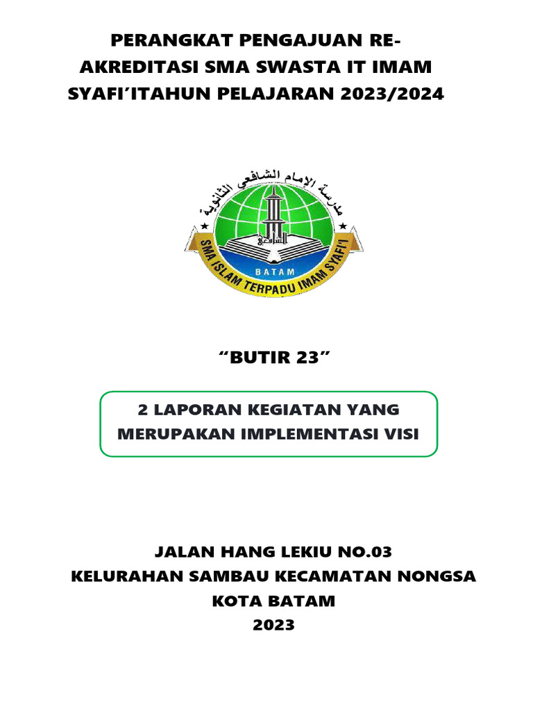 Laporan Program Tahfiz dan PPL 2023 | PDF