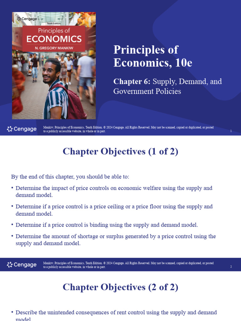 Mankiw PrinciplesOfEconomics 10e PPT CH06 | PDF | Tax Incidence ...