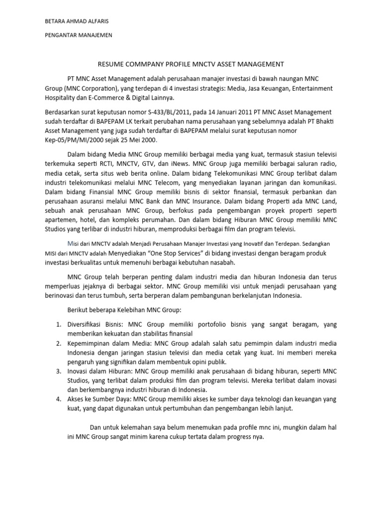 Betara Ahmad Alfaris PNGNTR MNJMN | PDF