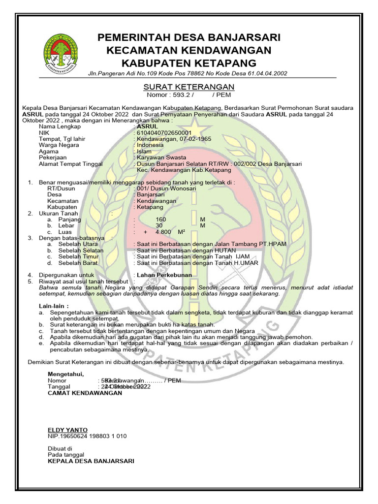 Asrul Banjarsari | PDF