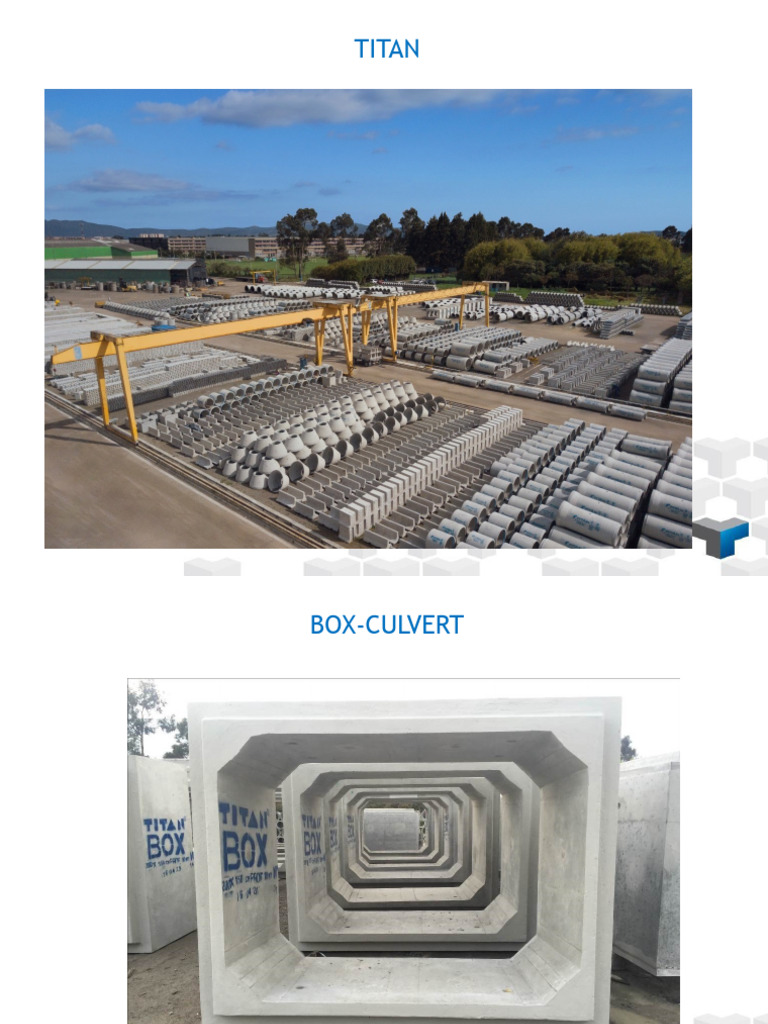 Box Culvert Presentacion v2-2022 | PDF | Hormigón | Sector secundario ...