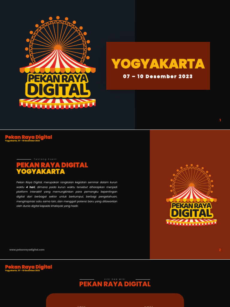 Pekan Raya Digital Proposal | PDF