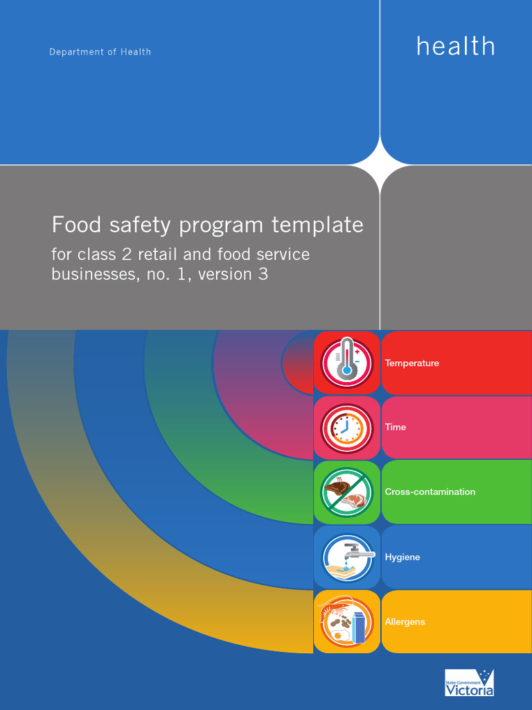 Food Safety Program Template For Class 2 Version 3 Internet-Ready | PDF ...