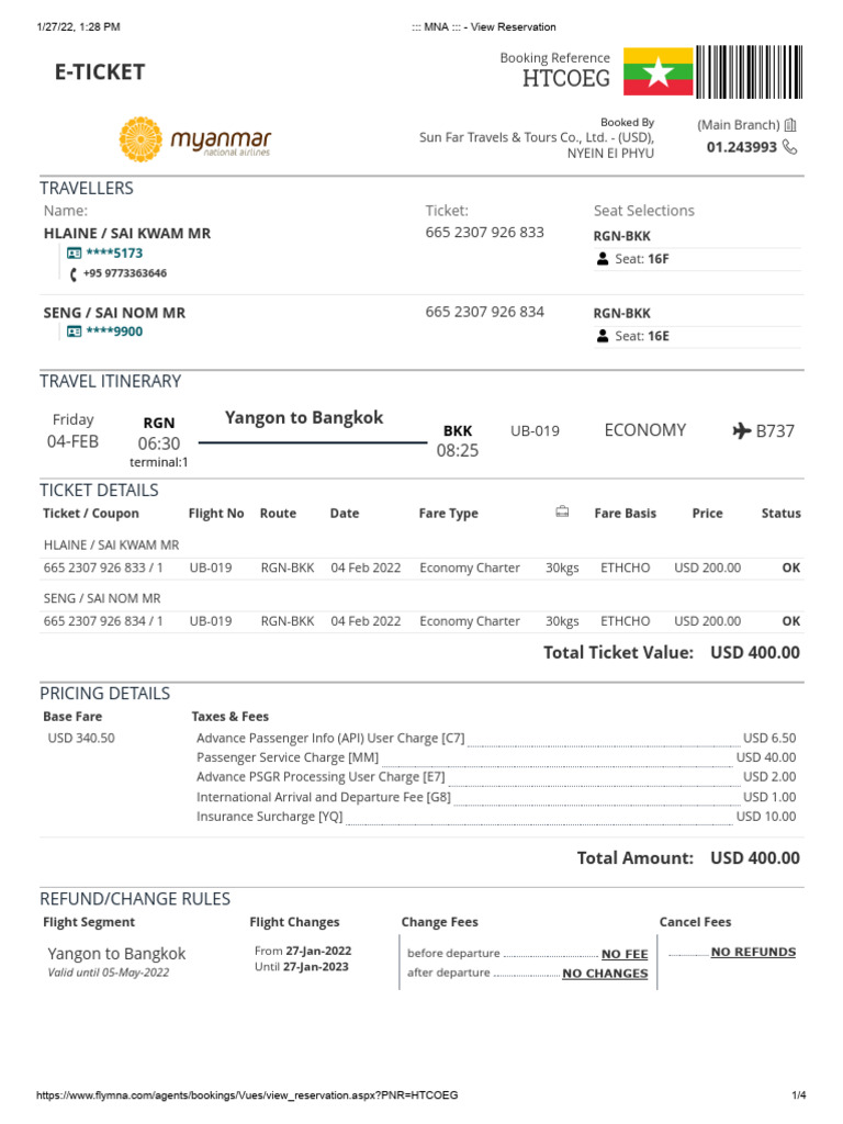 Booking Slip | PDF | Credit Card | Debit Card