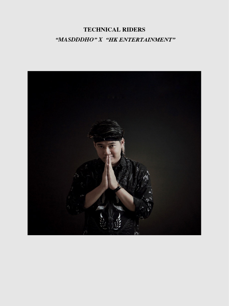Technical Riders Masdho X HK | PDF