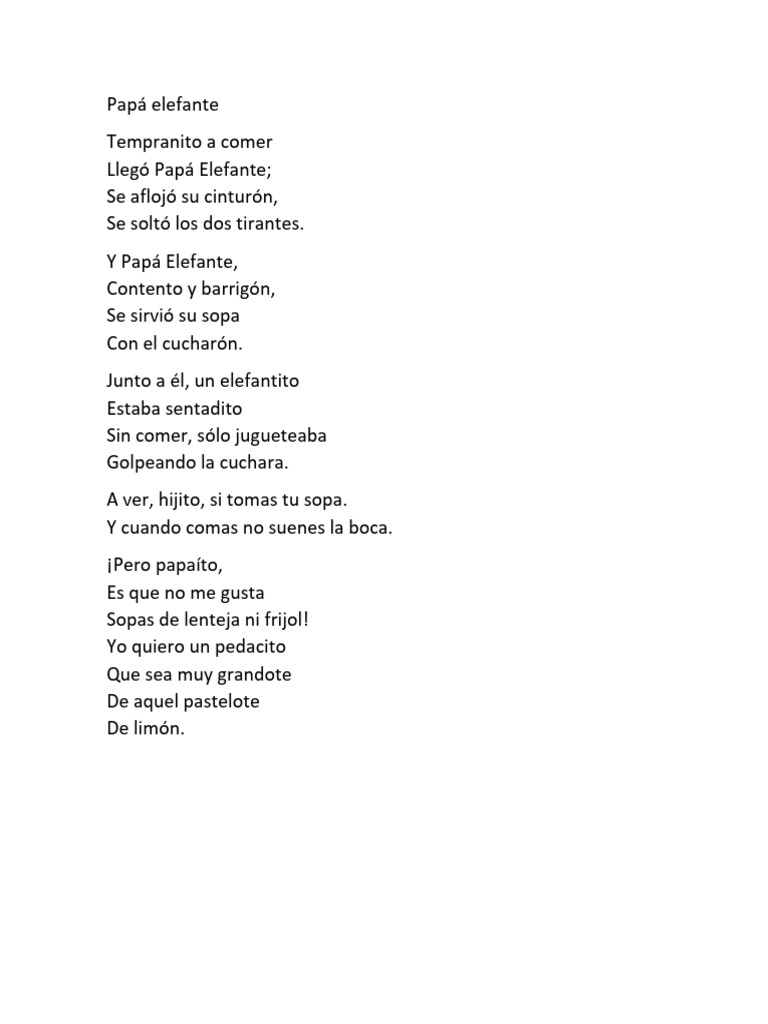Papá Elefante | PDF | Cocina, comidas y vino