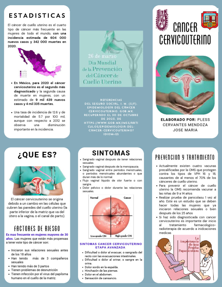 Cancer Cervicouterino | PDF | Cáncer de cuello uterino | Cáncer