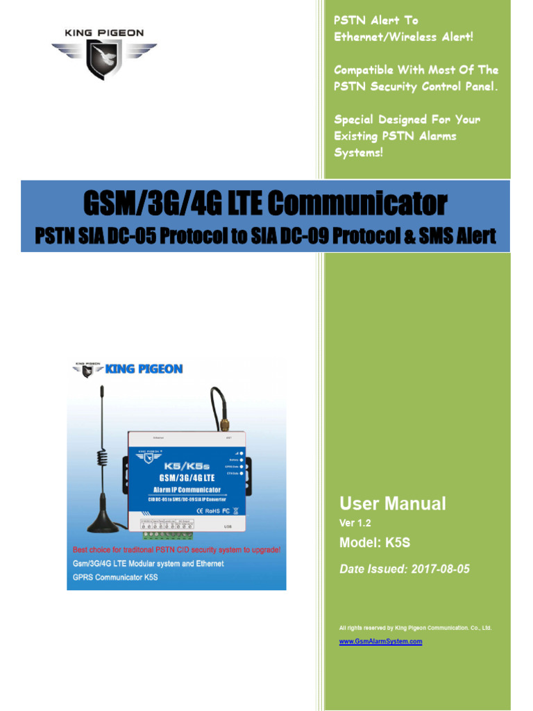 K5S GSM 3G 4G LTE Communicator | PDF | General Packet Radio Service | 4 G