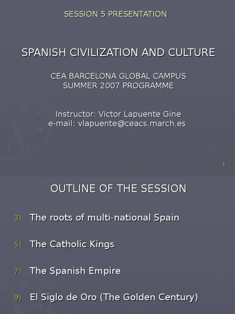 Spanish Civilization And Culture | Spain | Catalonia