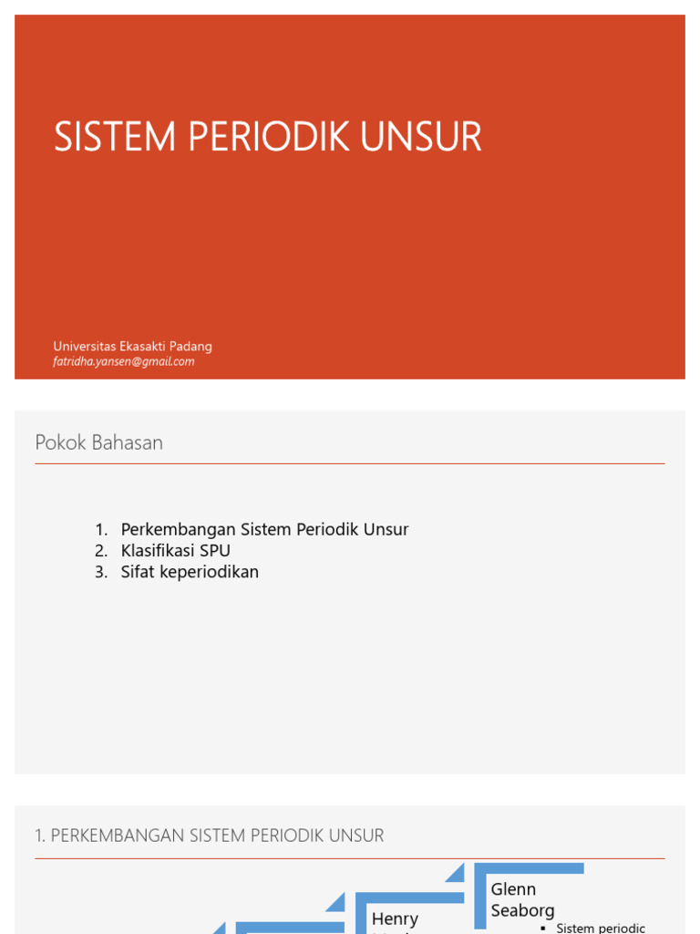 Sistem Periodik Unsur | PDF