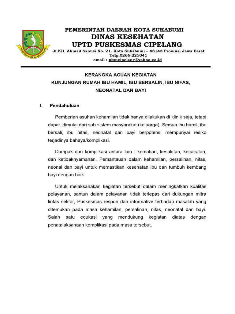 KAK Bumil, Bulin, Bufas, BBL 2023 | PDF