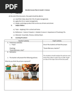 Science 5 Lesson Plan Quarter 1 Lesson 1 Useful and Harmful Materials | PDF