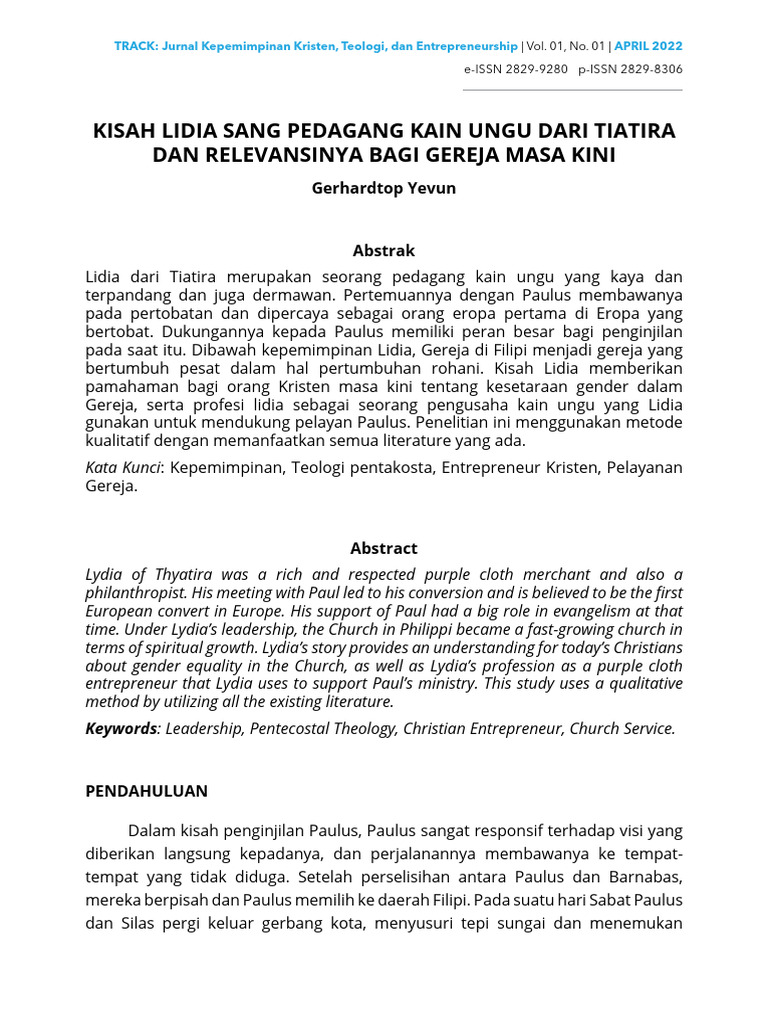 Aspek-Aspek Kecerdasan Dalam Kepemimpinan Nehemia Dan Relevansinya Bagi ...