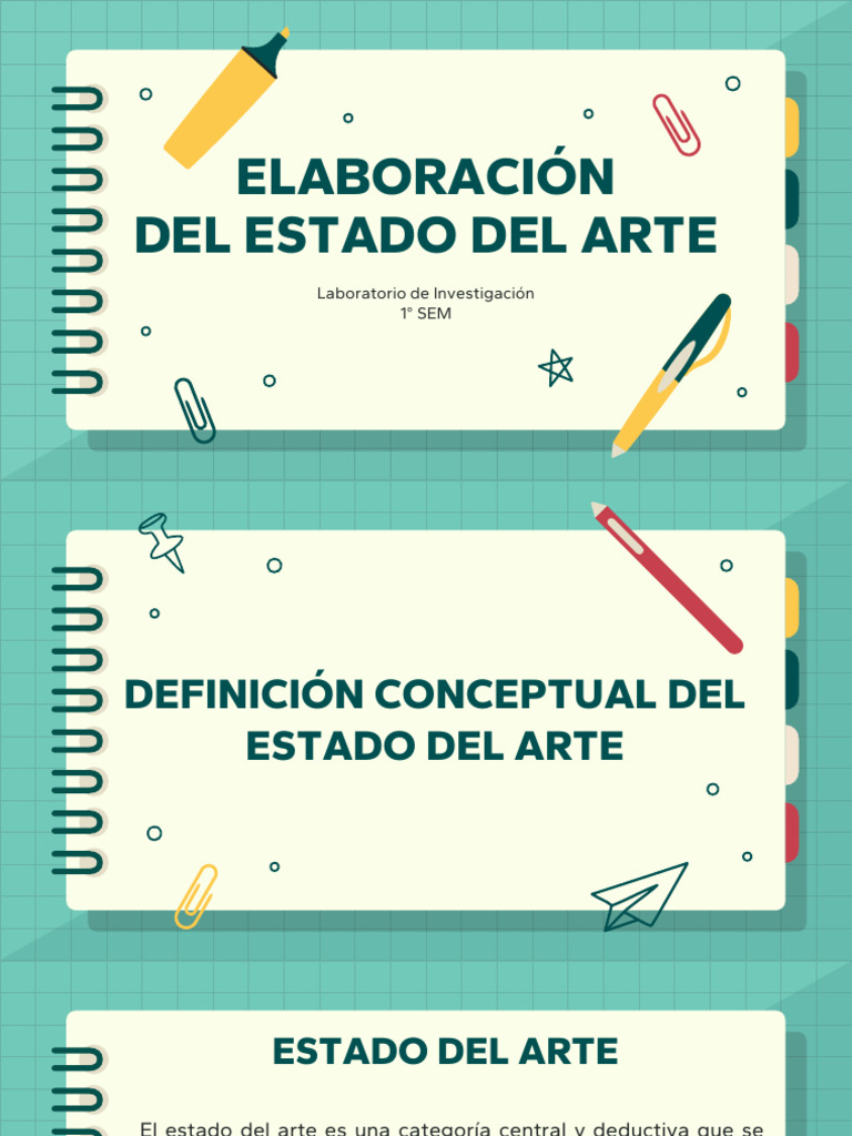 Guía para Elaborar el Estado del Arte | PDF