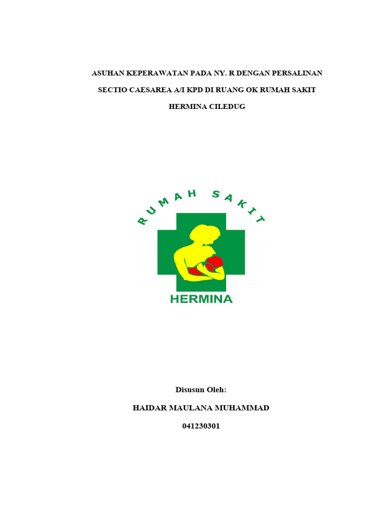 Asuhan Keperawatan Operasi Sesar | PDF | Pengembangan Diri