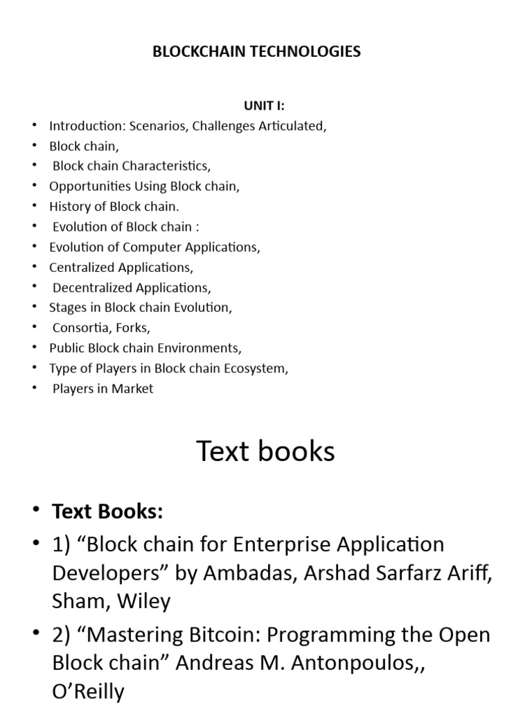 Unit 1 | PDF | Cryptocurrency | Bitcoin