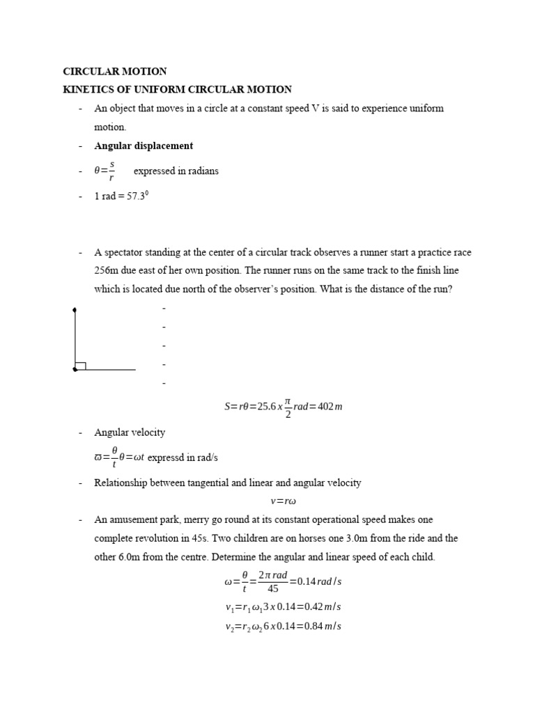 3 Circular Motion | PDF | Acceleration | Force