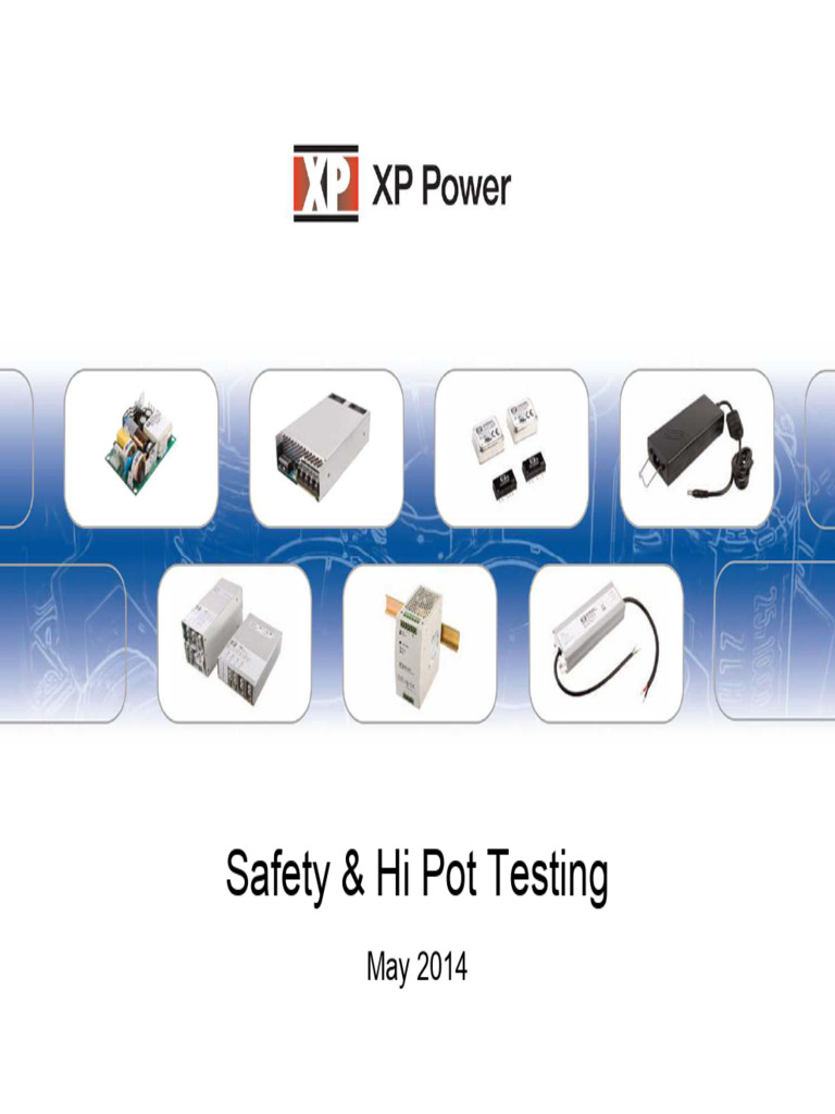 Safety Hi Pot Testing Pdf Power Supply Insulator Electricity
