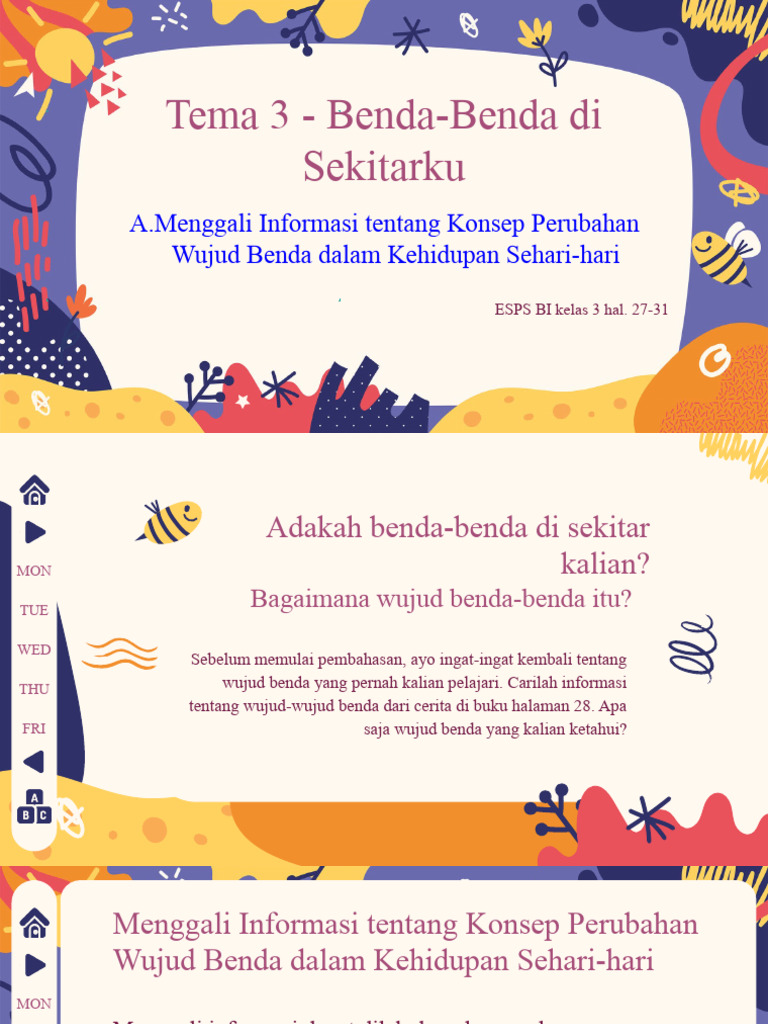 Tema 3.a - Menggali Informasi TTG Konsep Perubahan Wujud Benda | PDF