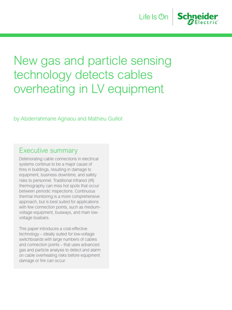 Detect Cable Overheating Before The Smoke With HeatTag | PDF ...