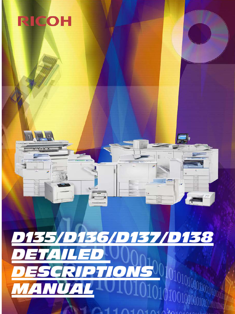 D135/D136/D137/D138 Detailed Descriptions Manual | PDF | Image Scanner | Manufactured Goods