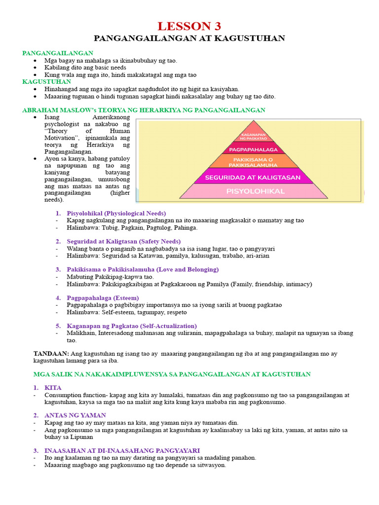 Ap Notes (Lesson 3-6) | PDF