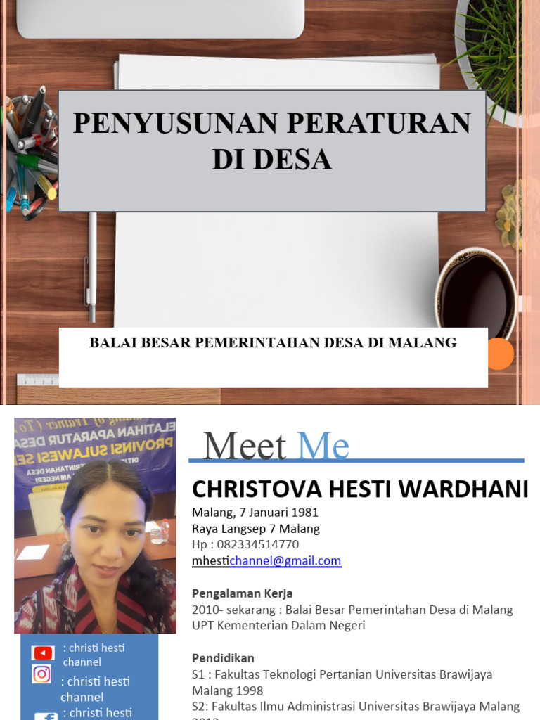 2.5 Penyusunan Perdes | PDF