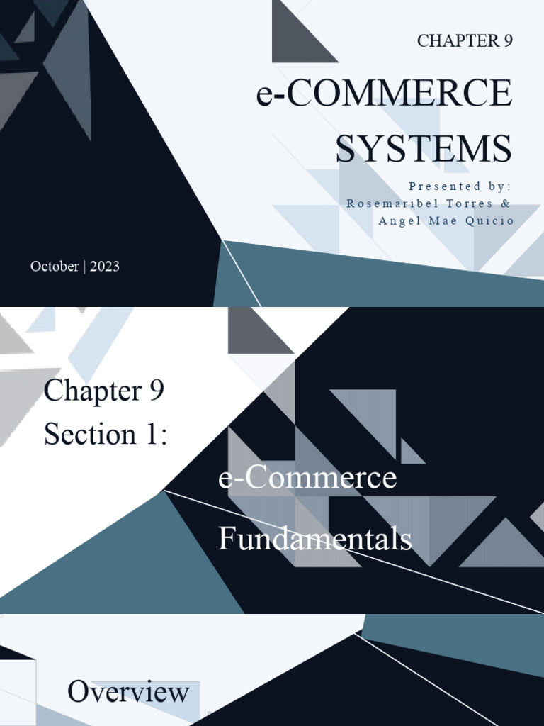 Chapter #9-E-Commerce Systems | PDF | E Commerce | Banking Technology