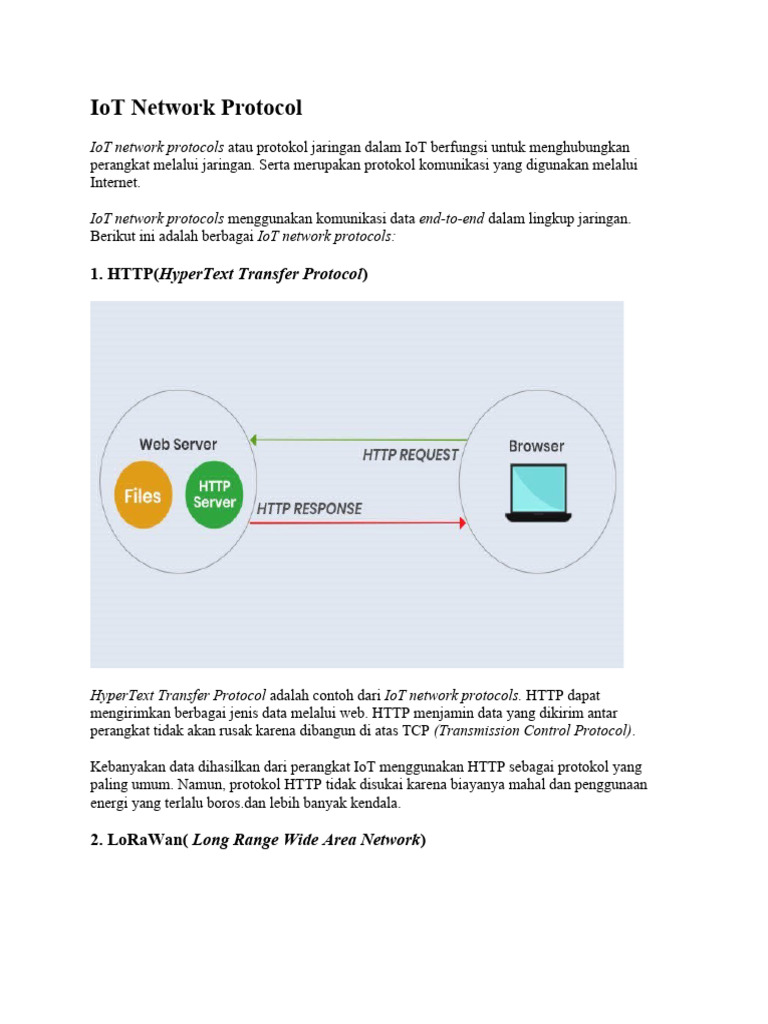 IoT Network Protocol | PDF