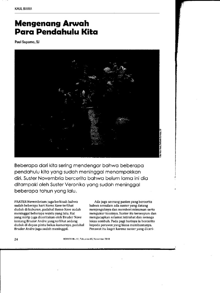 4823 20181110+Rohani+Mengenang+arwah+pendahulu+kita | PDF