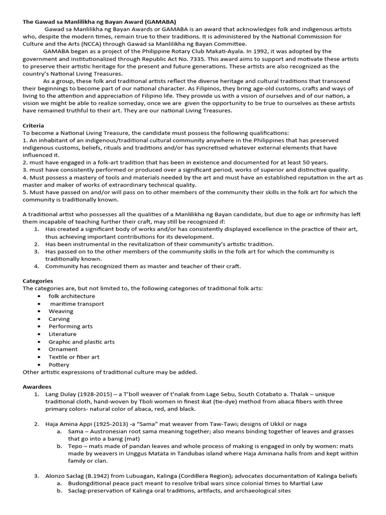 GAMABA | PDF | Philippines