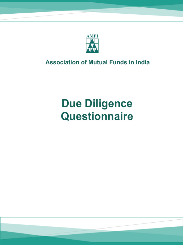 AMFI Final Due Diligence 2021 | PDF | Regulatory Compliance | Employment AMFI Final Due Diligence 2021 | PDF | Regulatory Compliance | Employment