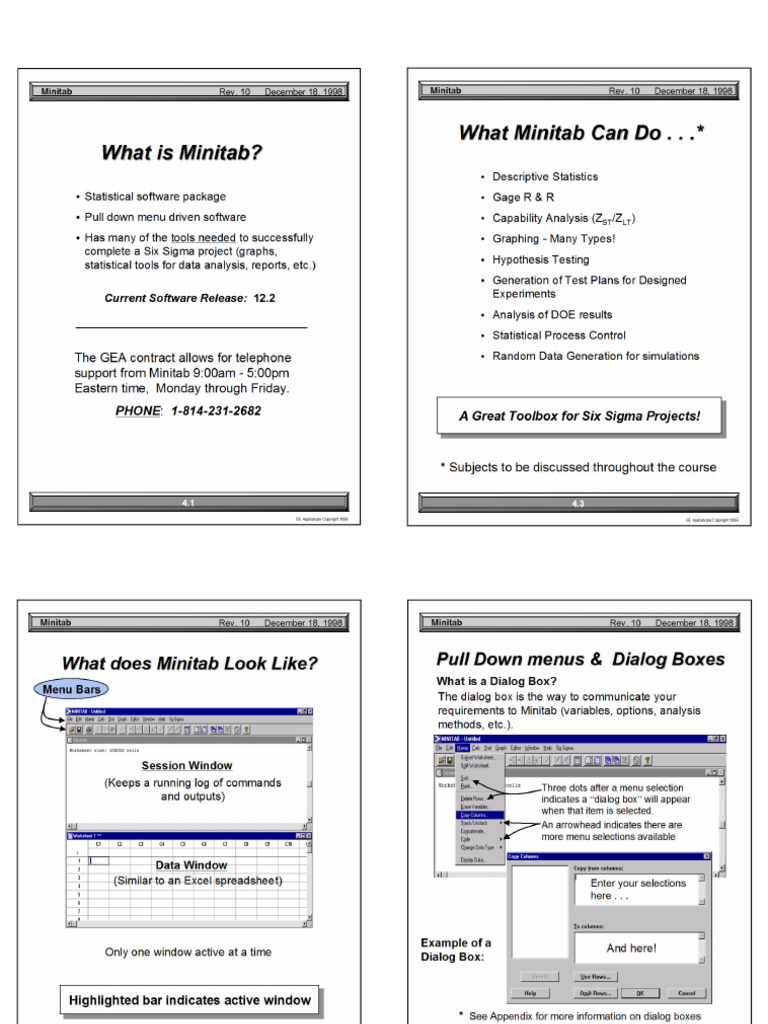 Buku Minitab 1 | PDF