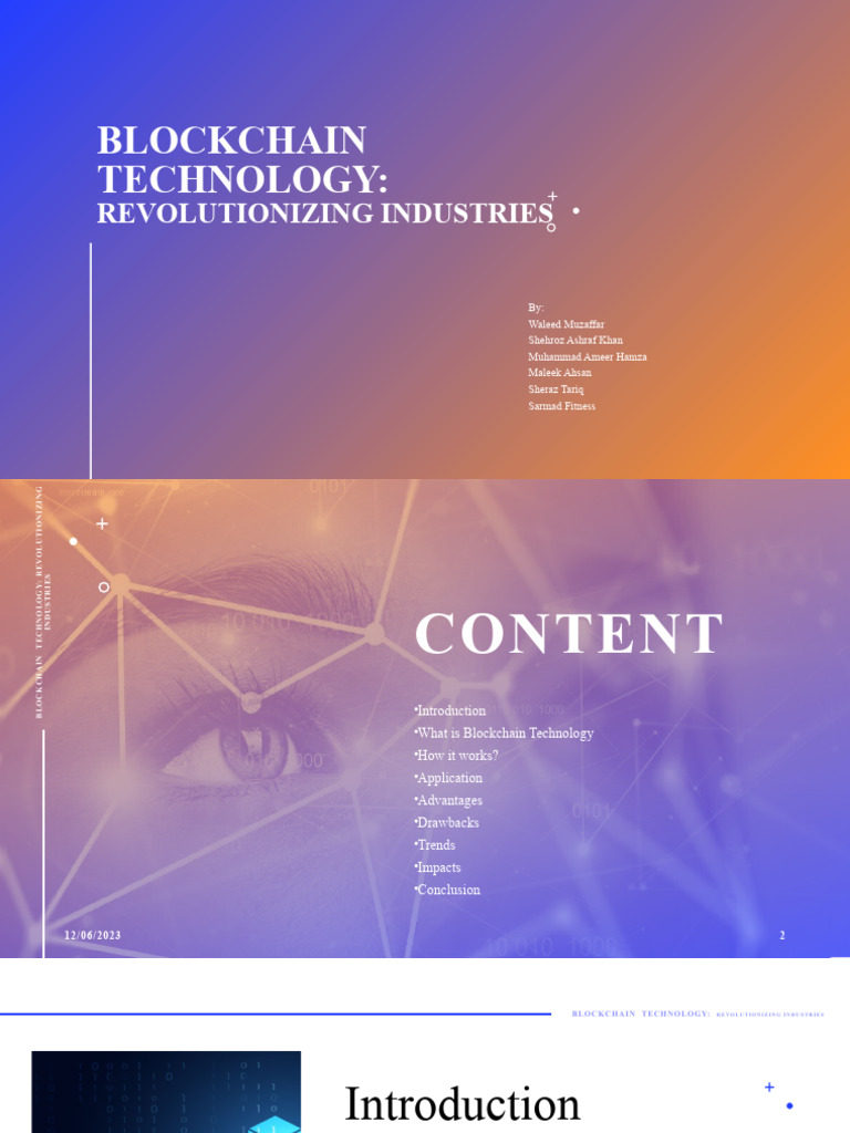 Blockchain Technology | PDF | Applications Of Cryptography ...