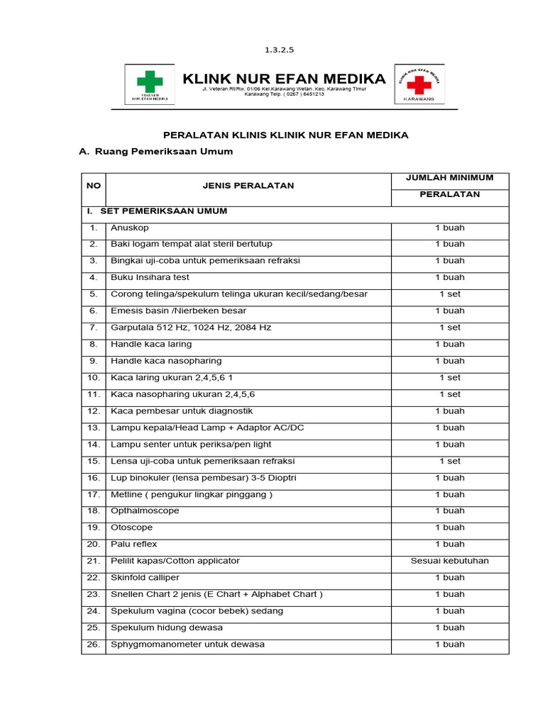TKK 1,3, Ep 2, Peralatan Medis | PDF
