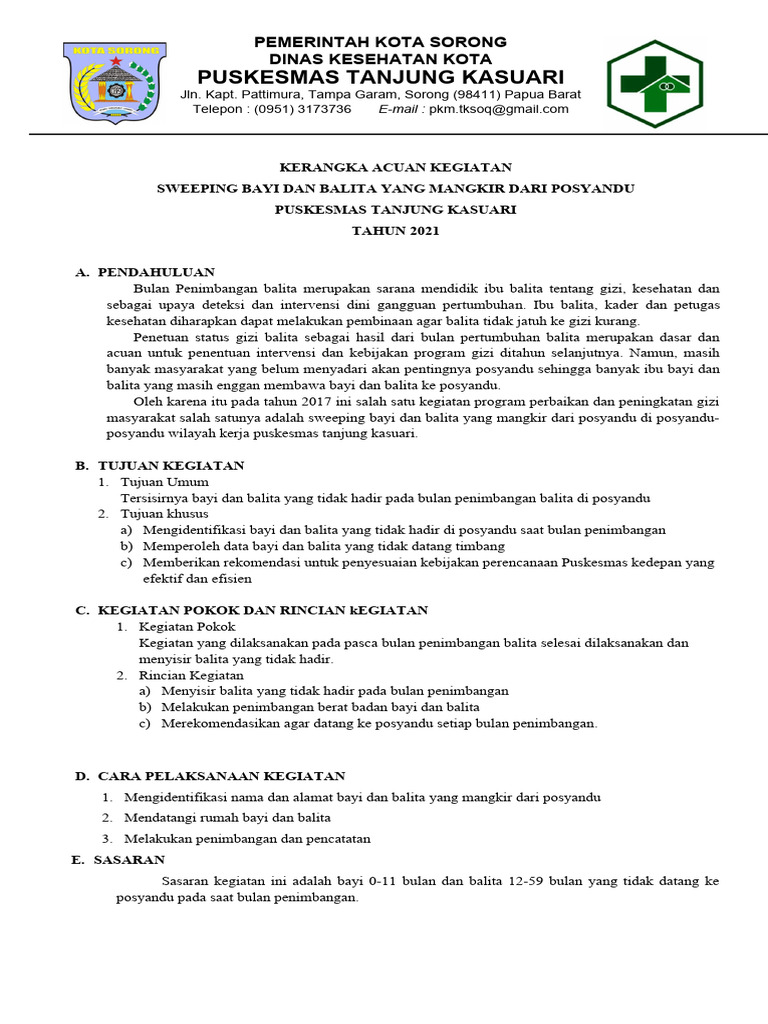 Kak Sweeping Bayi Dan Balita 1 | PDF