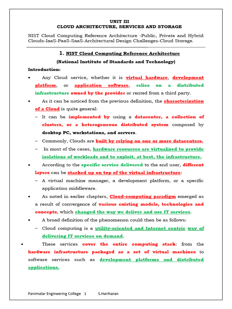 Unit 3 2 | PDF | Cloud Computing | Software As A Service