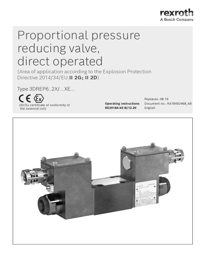 Proportional Pressure Reducing Valve | PDF