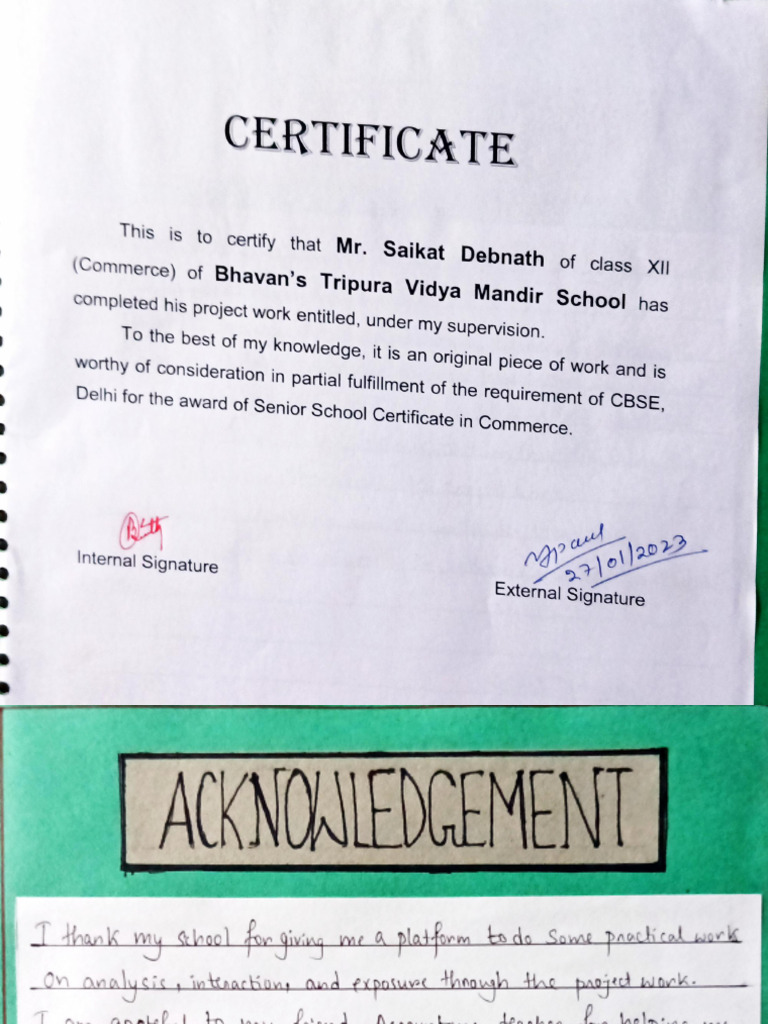 Xii BST Project | PDF