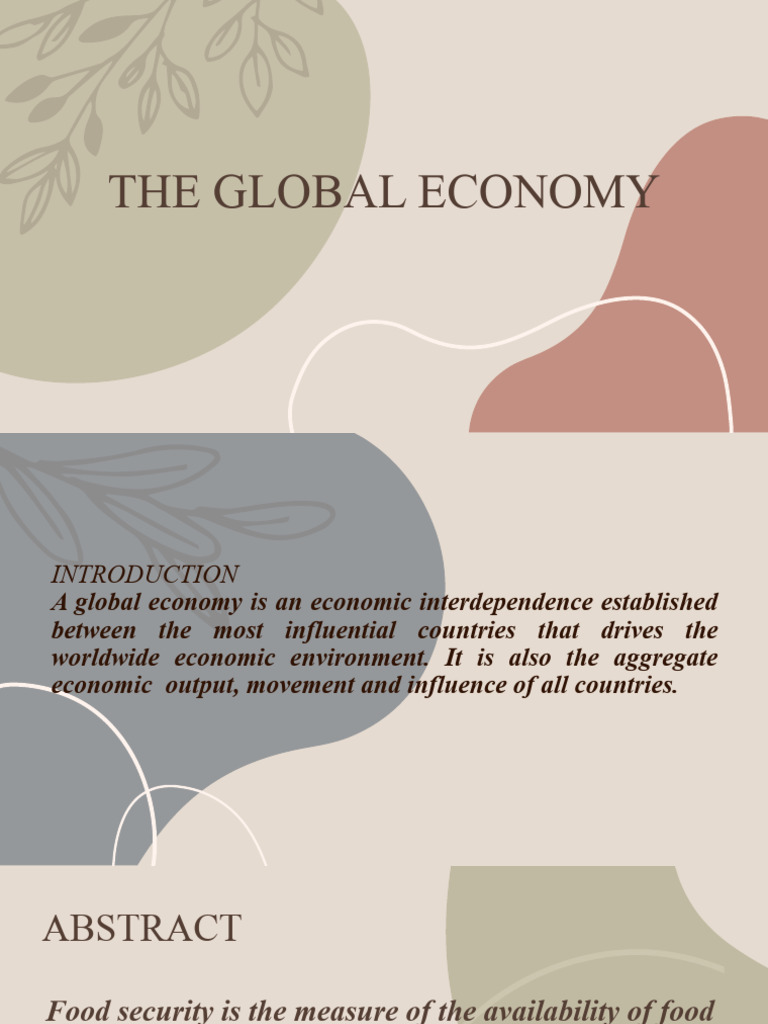 Components of The Gloal Economy G2-Gened3 | PDF | Poverty & Homelessness | Discrimination & Race ...