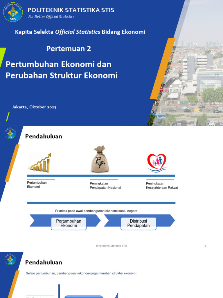 2 Pertumbuhan Ekonomi Dan Transformasi Struktural | PDF