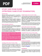 CIMA Strategic Case Study Study Pack | PDF