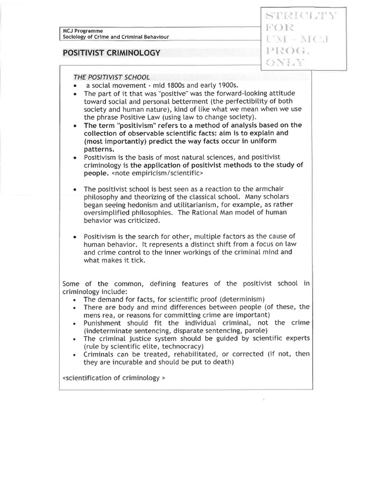 3 Positivist - Classic | PDF