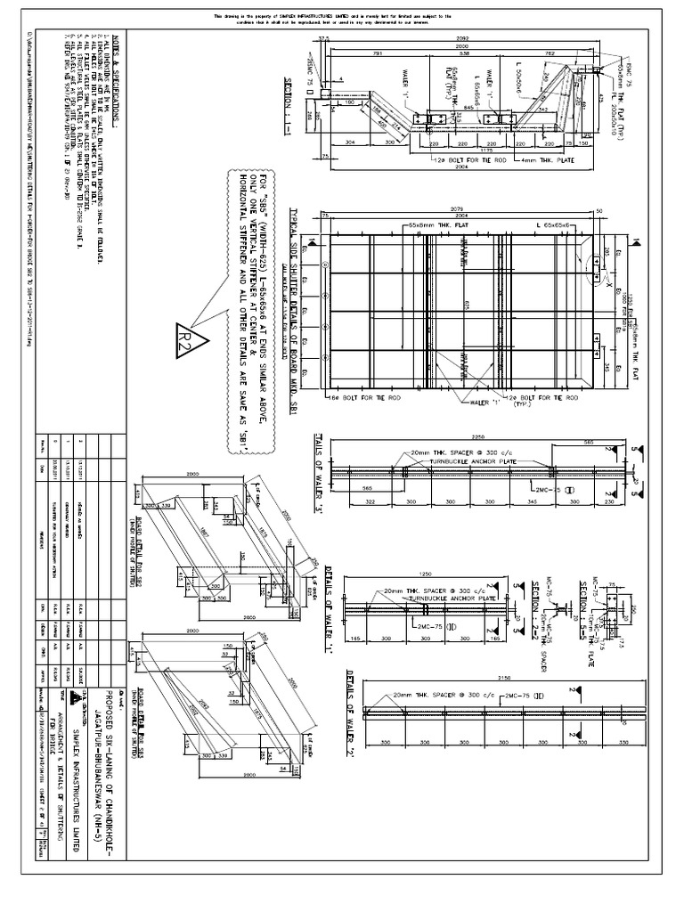 Shuttering Details For I-girder-For Bridge - (Sheet 2 of 4) - 13!12 ...